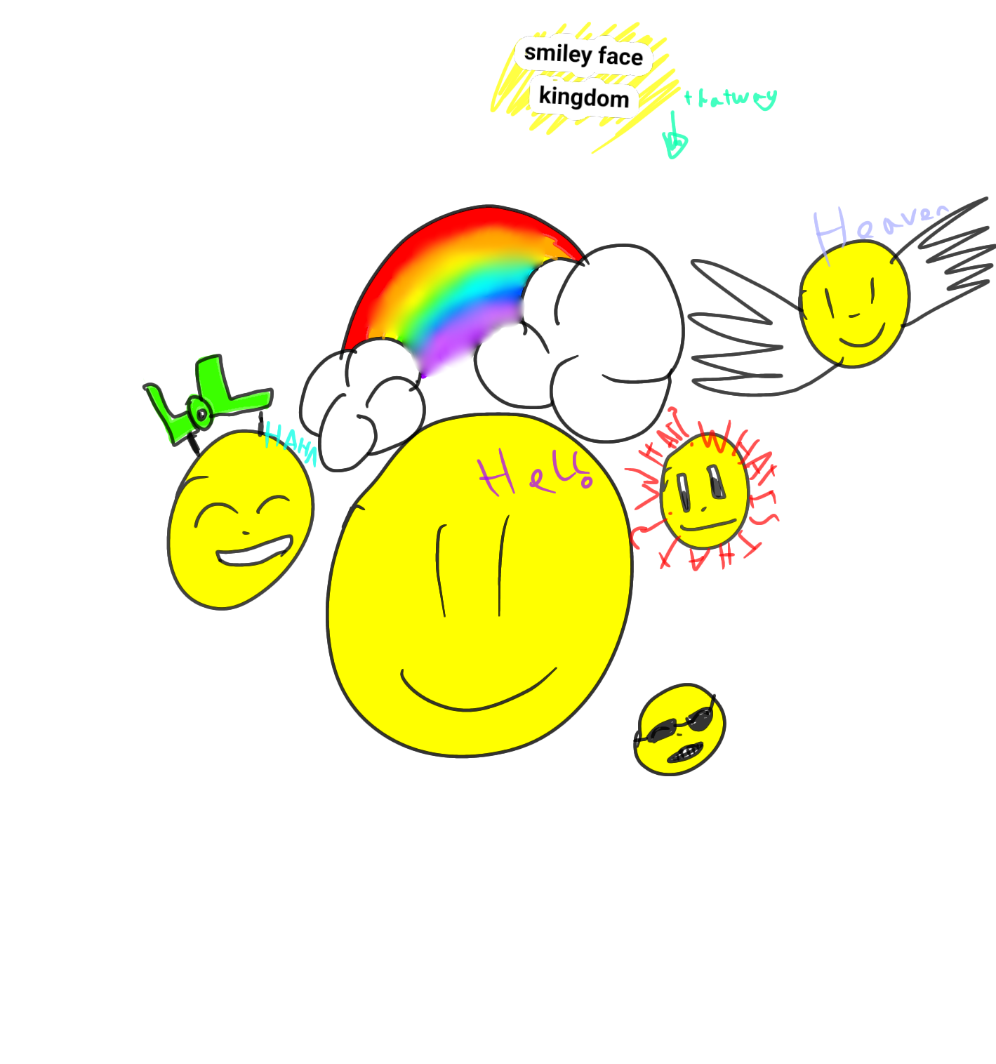 smiley face kingdom - ibisPaint