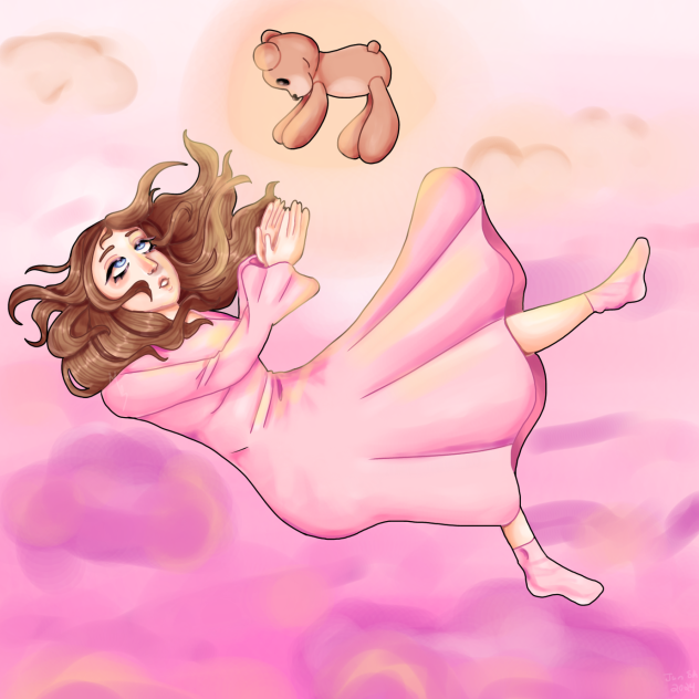 Falling in a dream - ibisPaint
