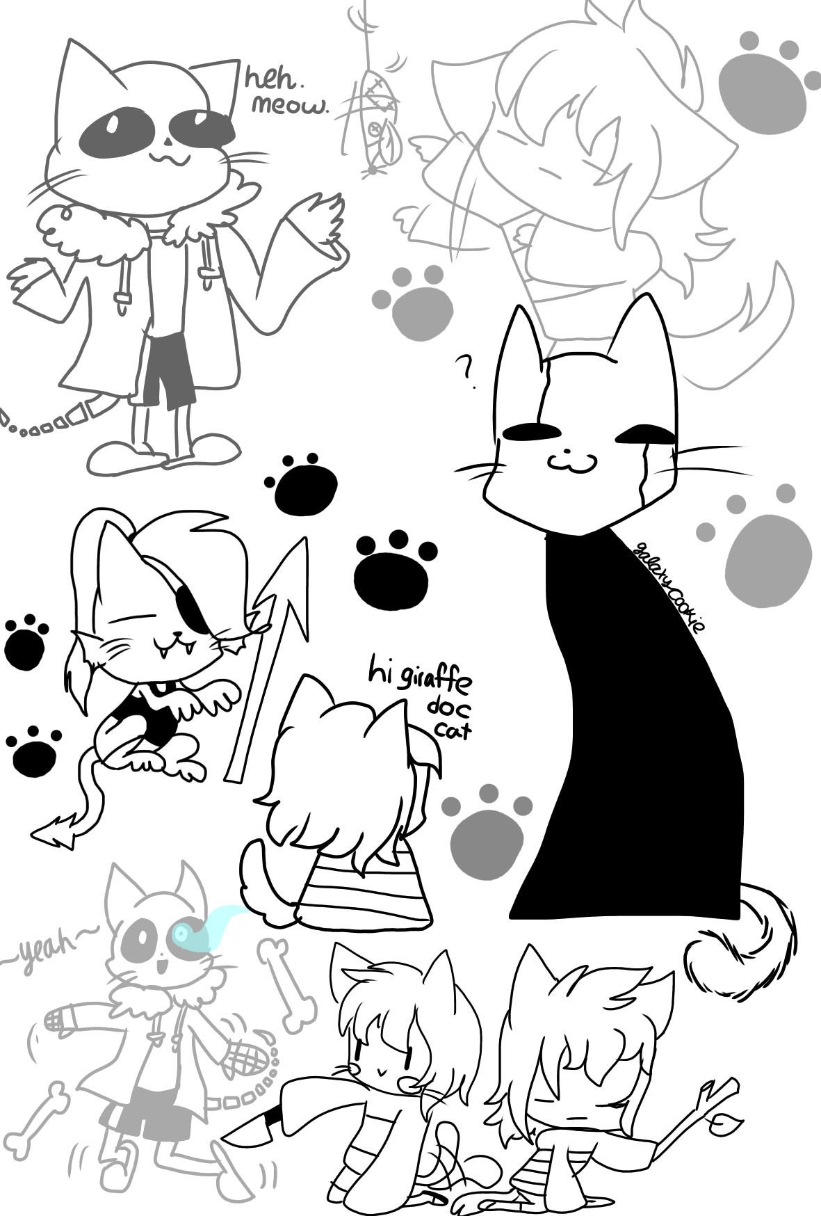 Undertale Cat Doodles - ibisPaint