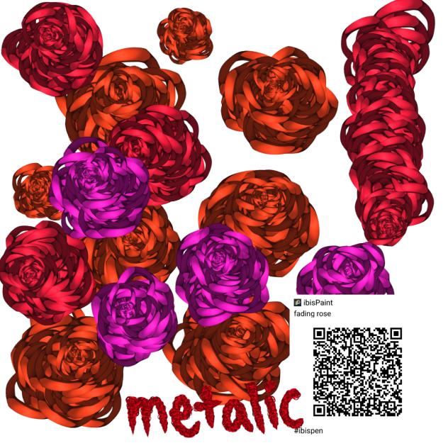 metallic rose ♡ - ibisPaint