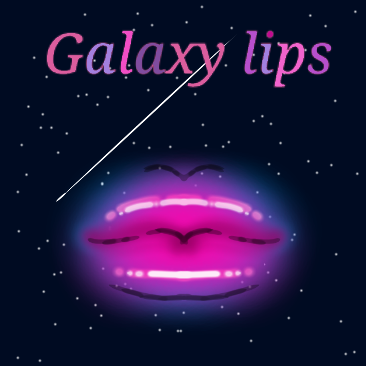 Galaxy lips 👄👄👄 - ibisPaint