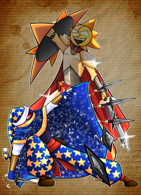 Paladin Sun & Rogue Moon - ibisPaint