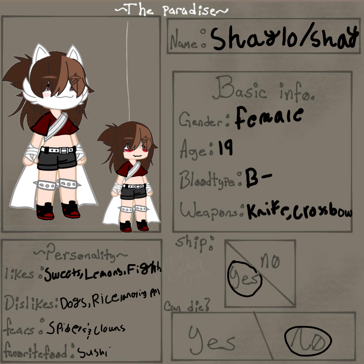 the paradise character entry - ibisPaint