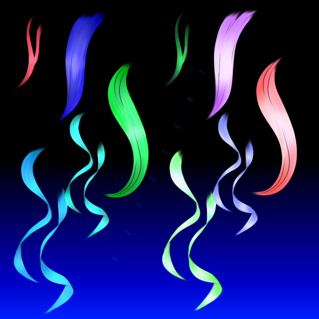 Hair Experiment 2 - ibisPaint