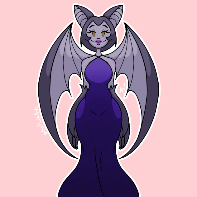 Elegant Bat Lady - ibisPaint