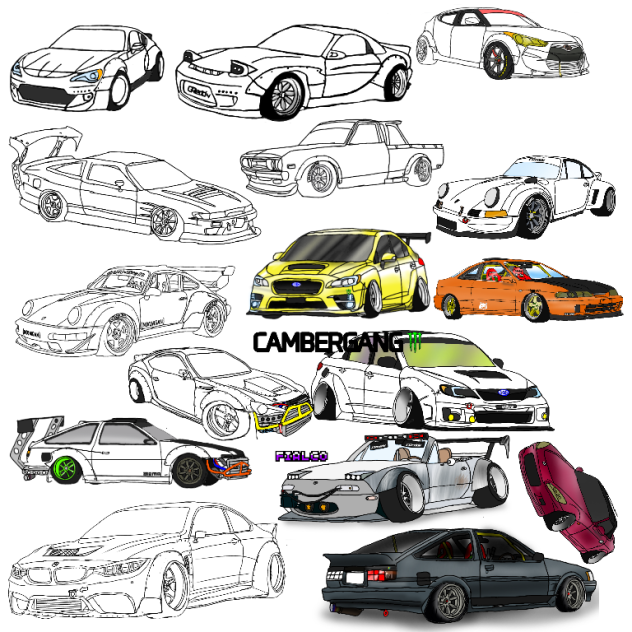 all cars 1 - ibisPaint