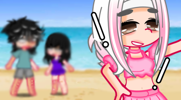 SuKi at the beach - ibisPaint