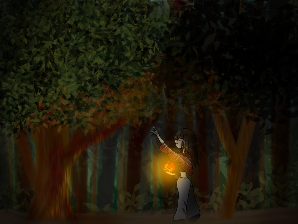 Agni + forest - ibisPaint