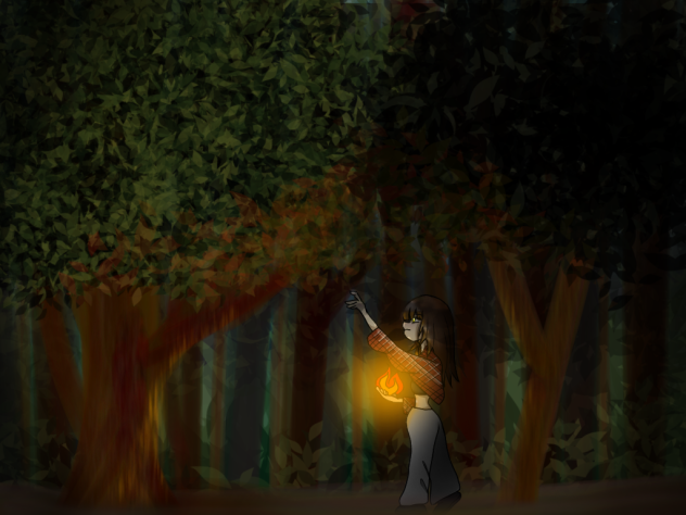 Agni + forest - ibisPaint