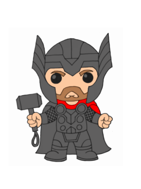 Thor drawing - ibisPaint