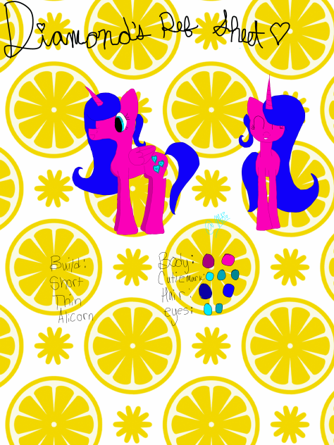 Diamond's Ref Sheet - ibisPaint