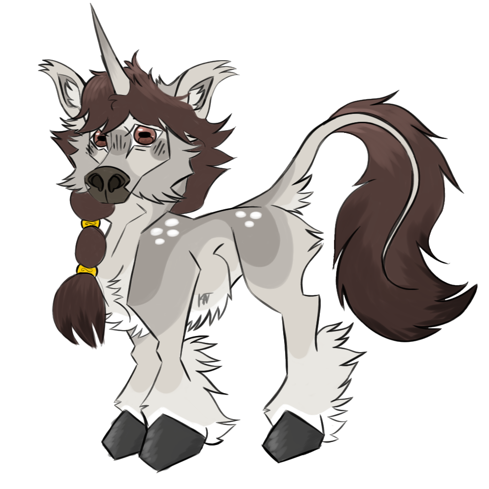 weird fluffy unicorn idk - ibisPaint
