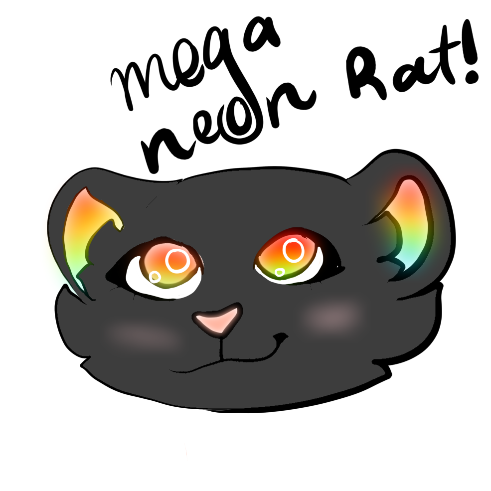 Mega neon rat - ibisPaint