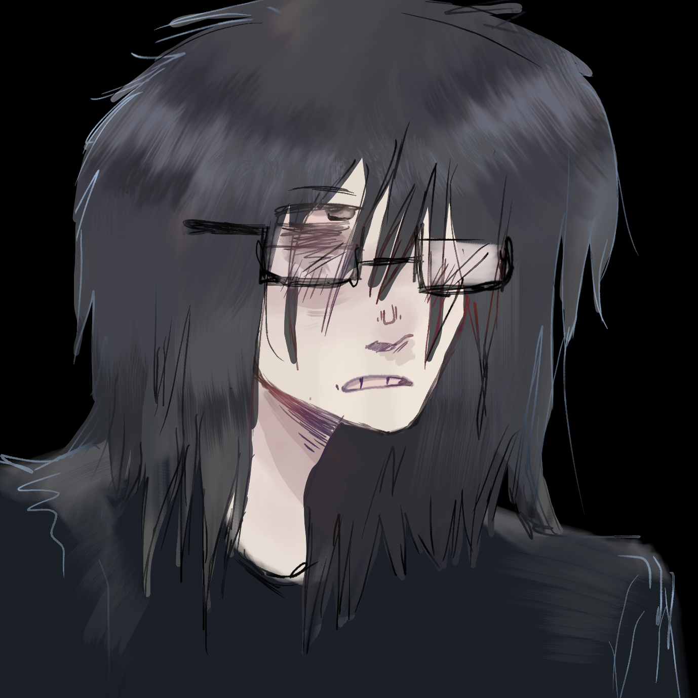 Silly emo Facebook pfp - ibisPaint