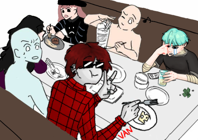 eatin dinner with da fam collab - ibisPaint