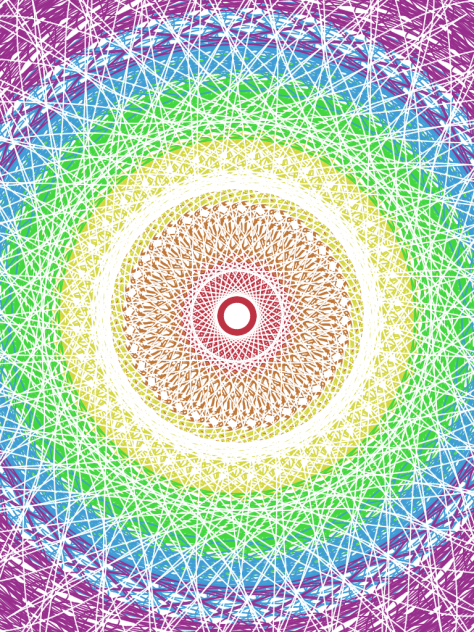 Rainbow Spirals - ibisPaint