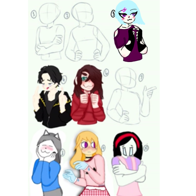 Poses Collab - ibisPaint