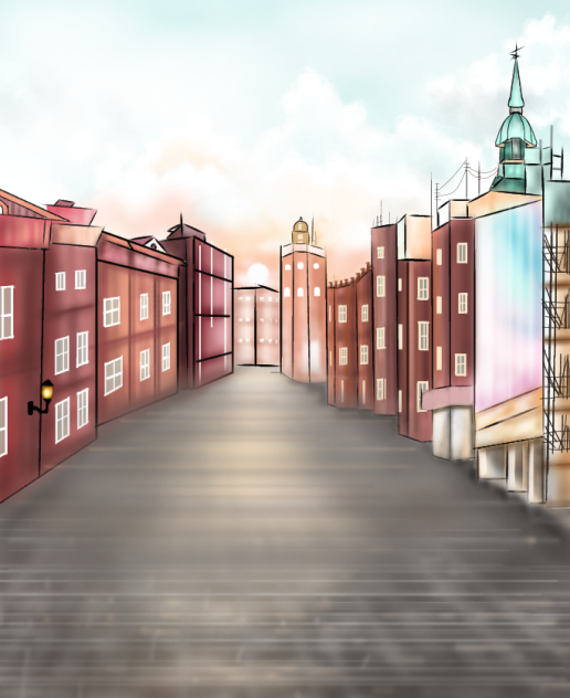 A dream city - ibisPaint