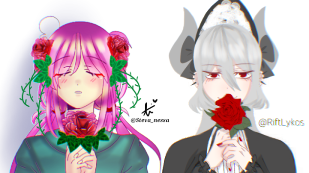 Flower collab🌹 - ibisPaint