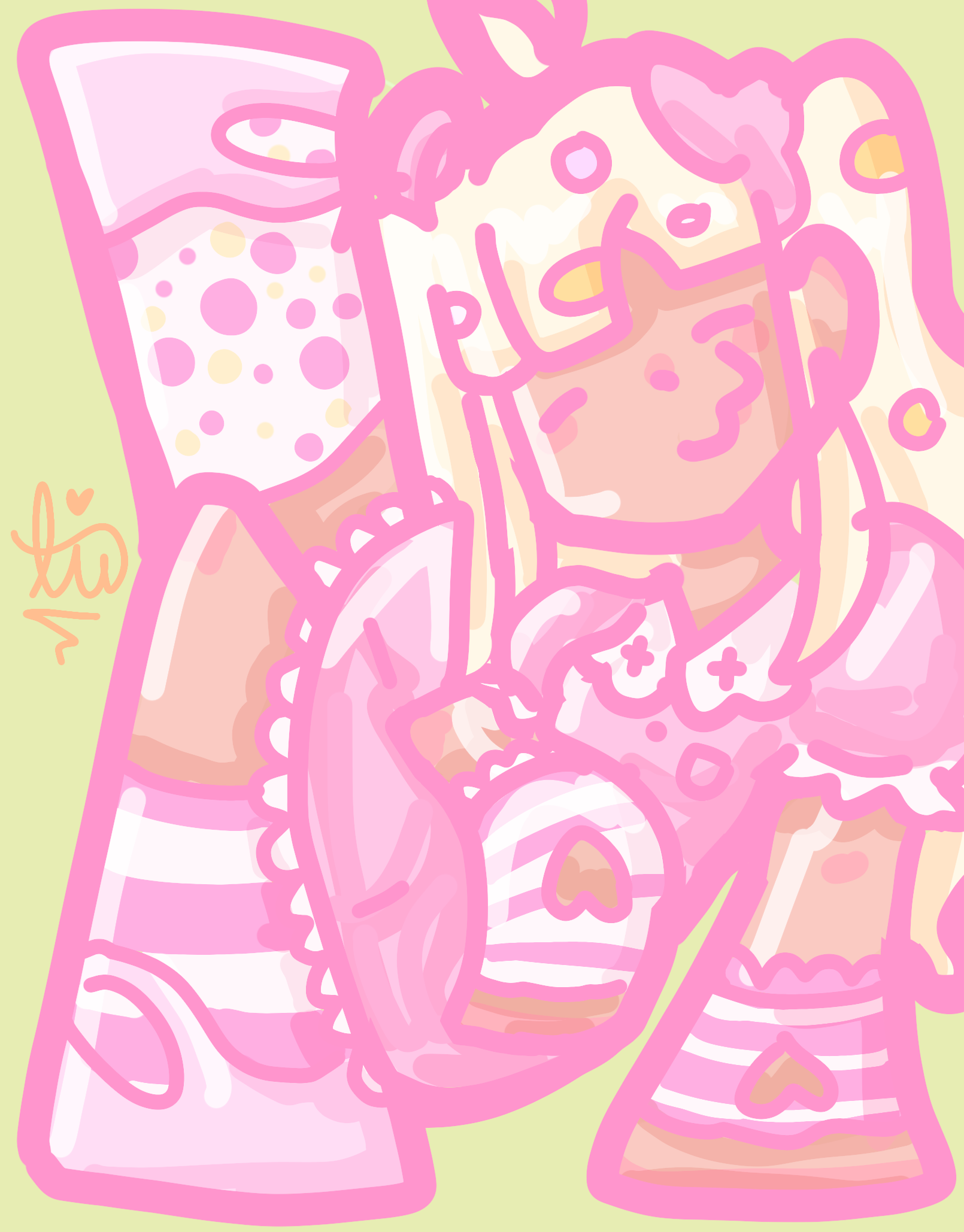 Silly lil menhera girl - ibisPaint