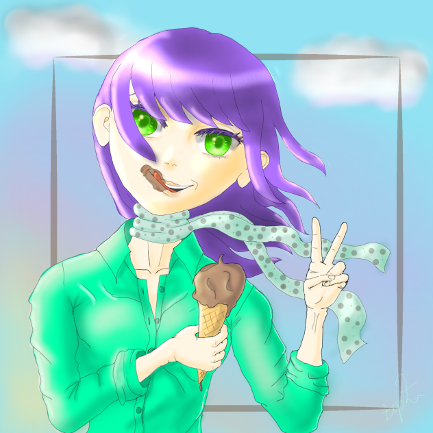 🍦☀️late summer evening - ibisPaint