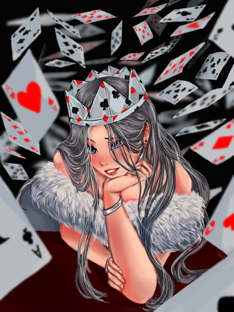 Queen of Cards - ibisPaint