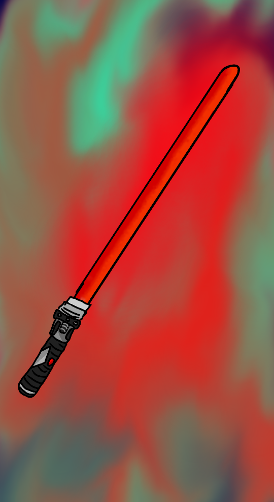 The Red Lightsaber - ibisPaint