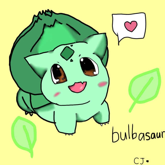 bulbasaur - ibisPaint