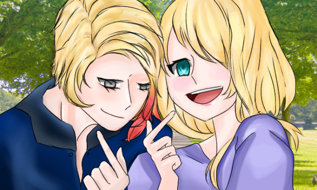 me and my brother - ibisPaint