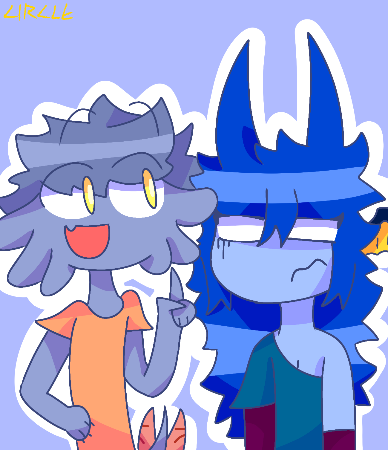 Los hermanos unu - ibisPaint