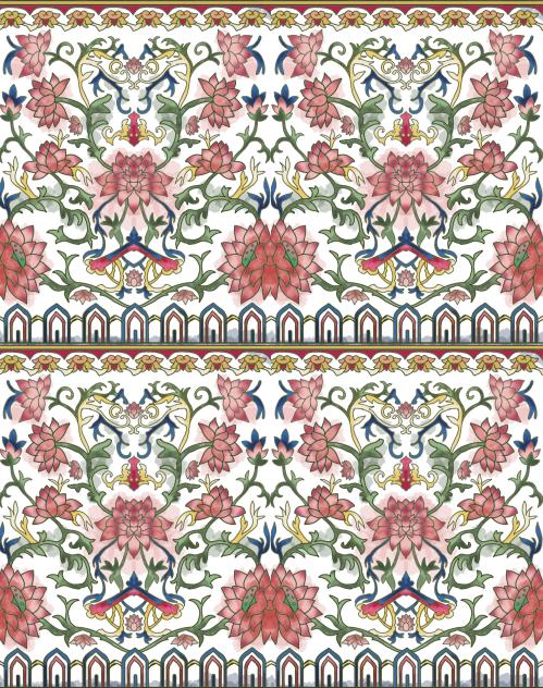 lotus pattern 4 - ibisPaint