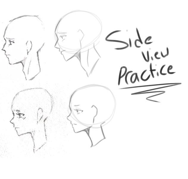 Side face practice - ibisPaint