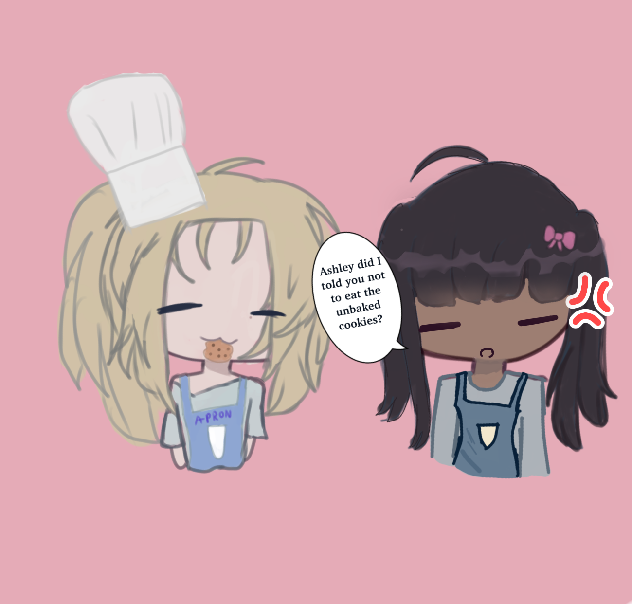 Baking cookies - ibisPaint