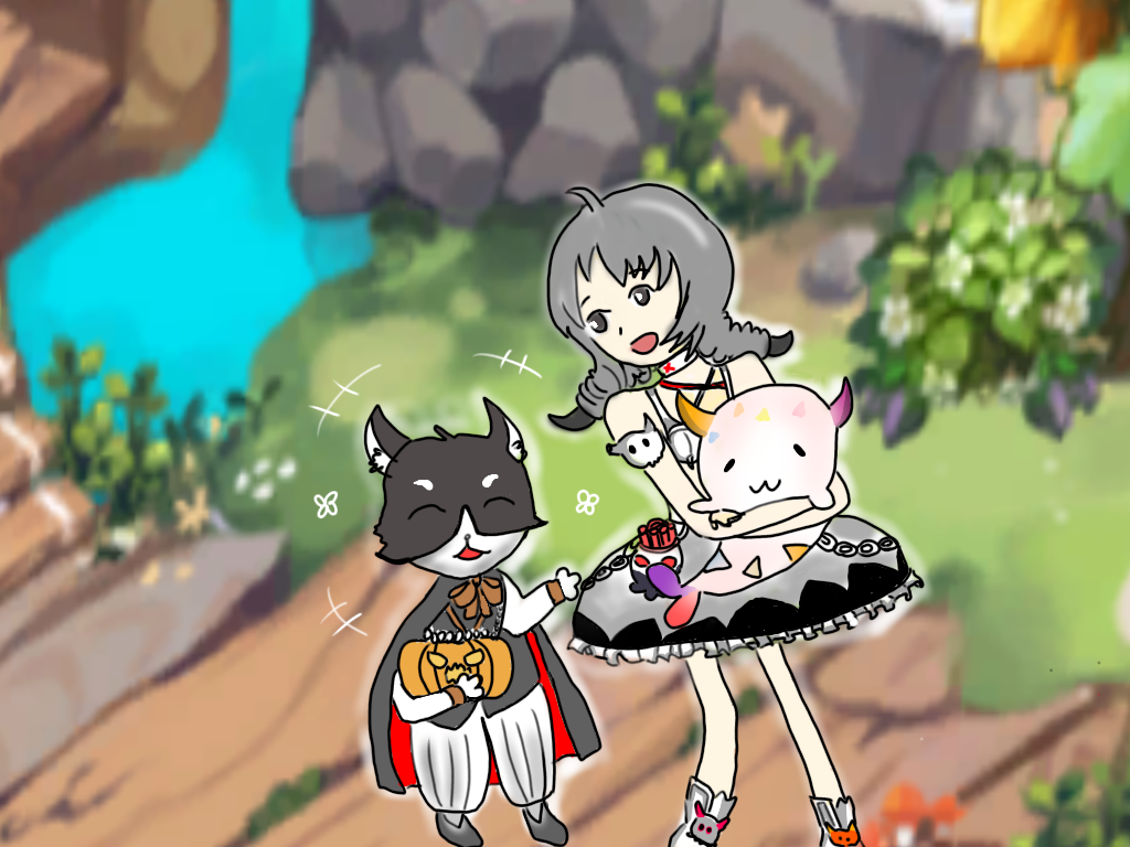 Kawaii Island Fanart - ibisPaint