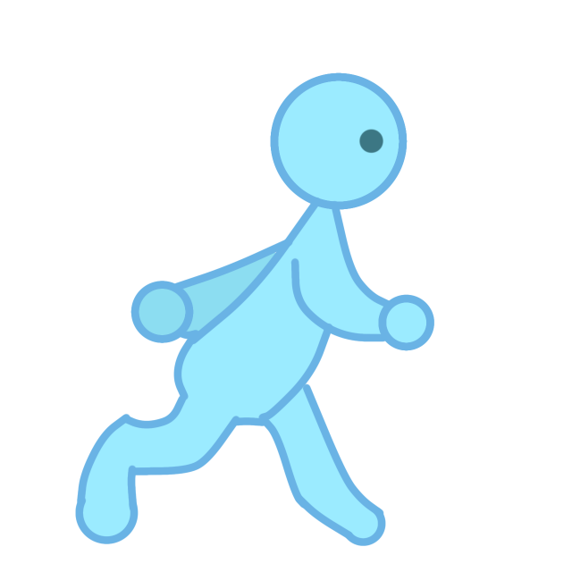 Man running - ibisPaint