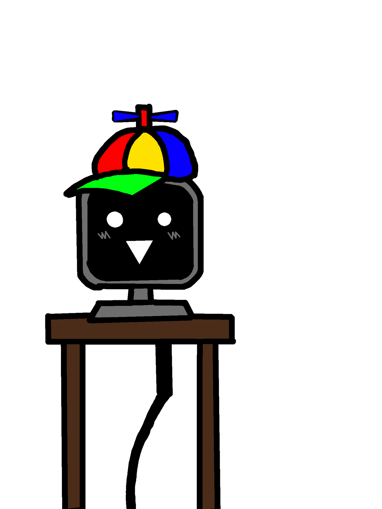 Mr. Fun computer - ibisPaint