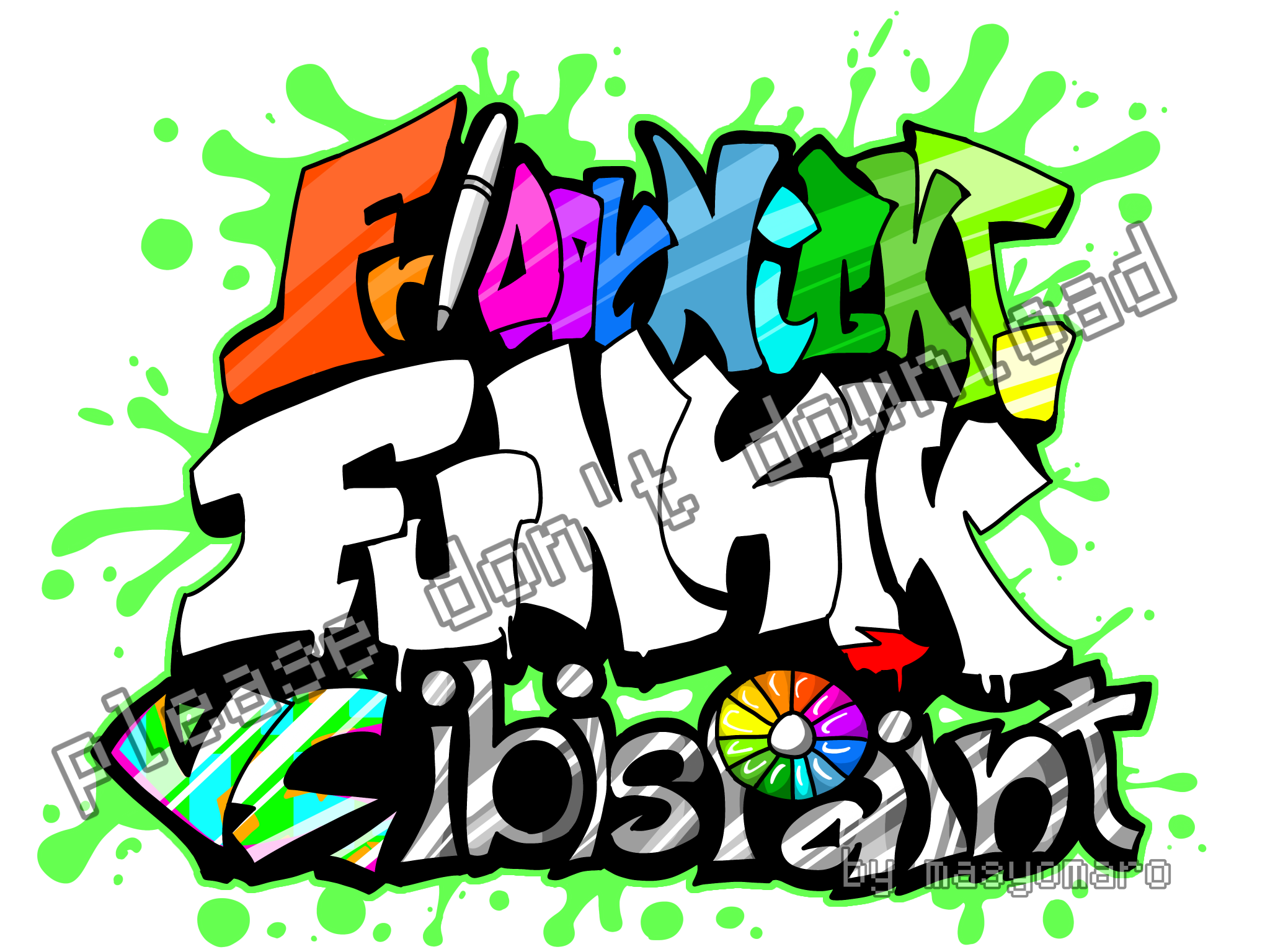 fnf original mod logo! - ibisPaint
