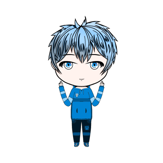 blue chibi - ibisPaint