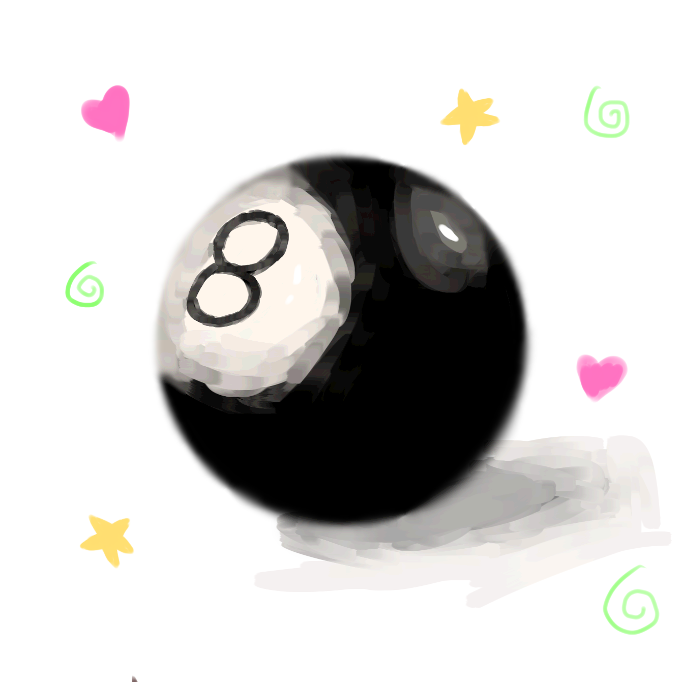 8 ball ._. - ibisPaint