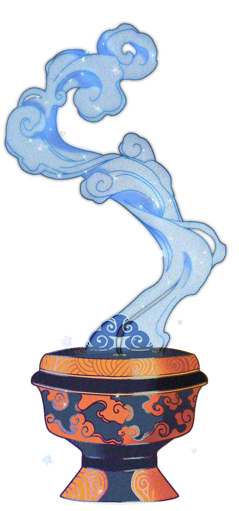 fantasy incense burner - ibisPaint