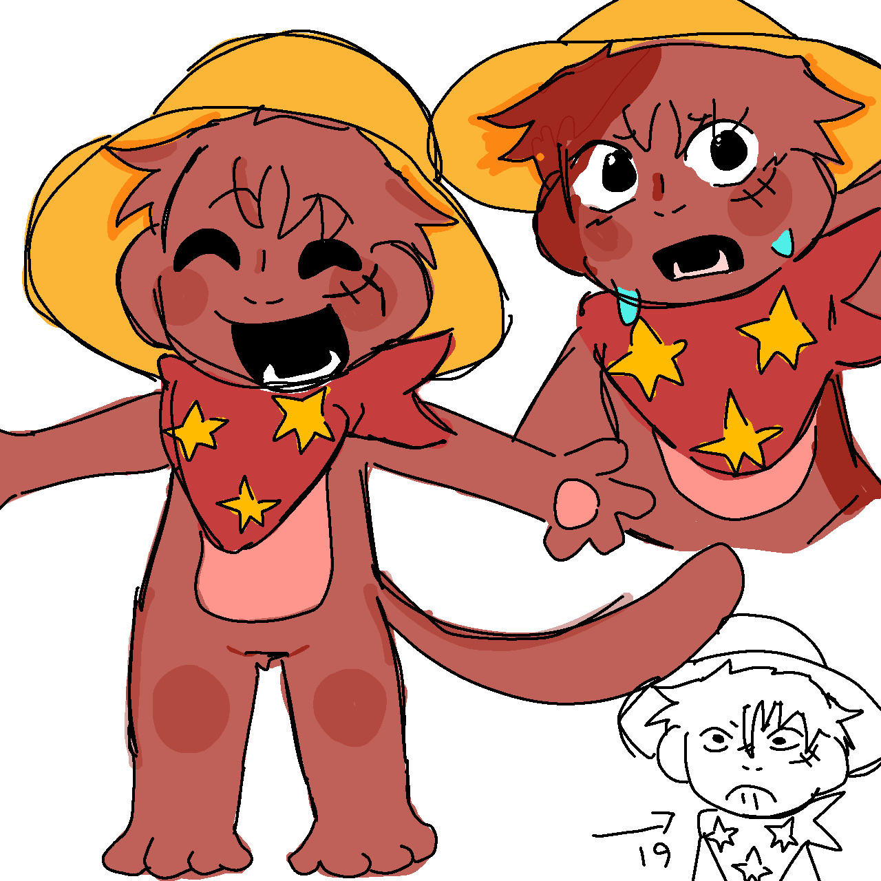 Park ranger! Luffy! - ibisPaint