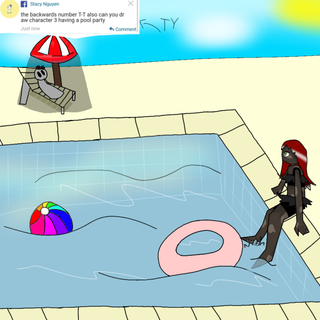 Corilines pool party - ibisPaint