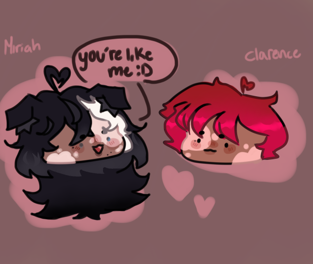 miriah and clarence ^^ - ibisPaint