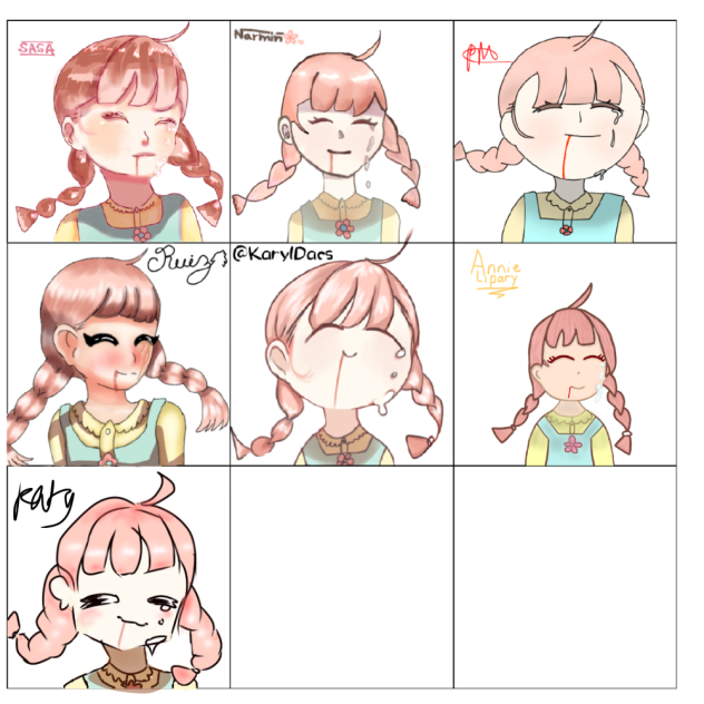 Nine styles collab - ibisPaint