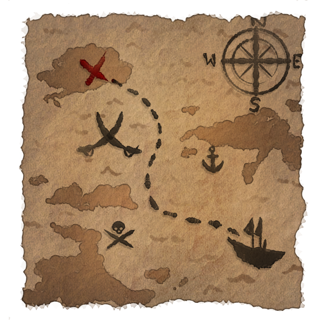 Old Treasure Map - ibisPaint