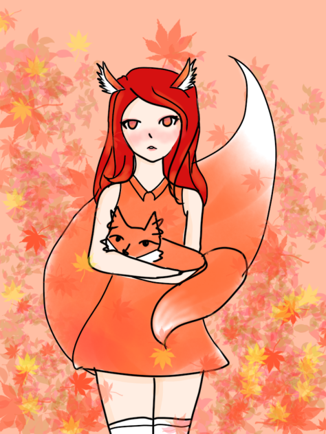 girl fox - ibisPaint