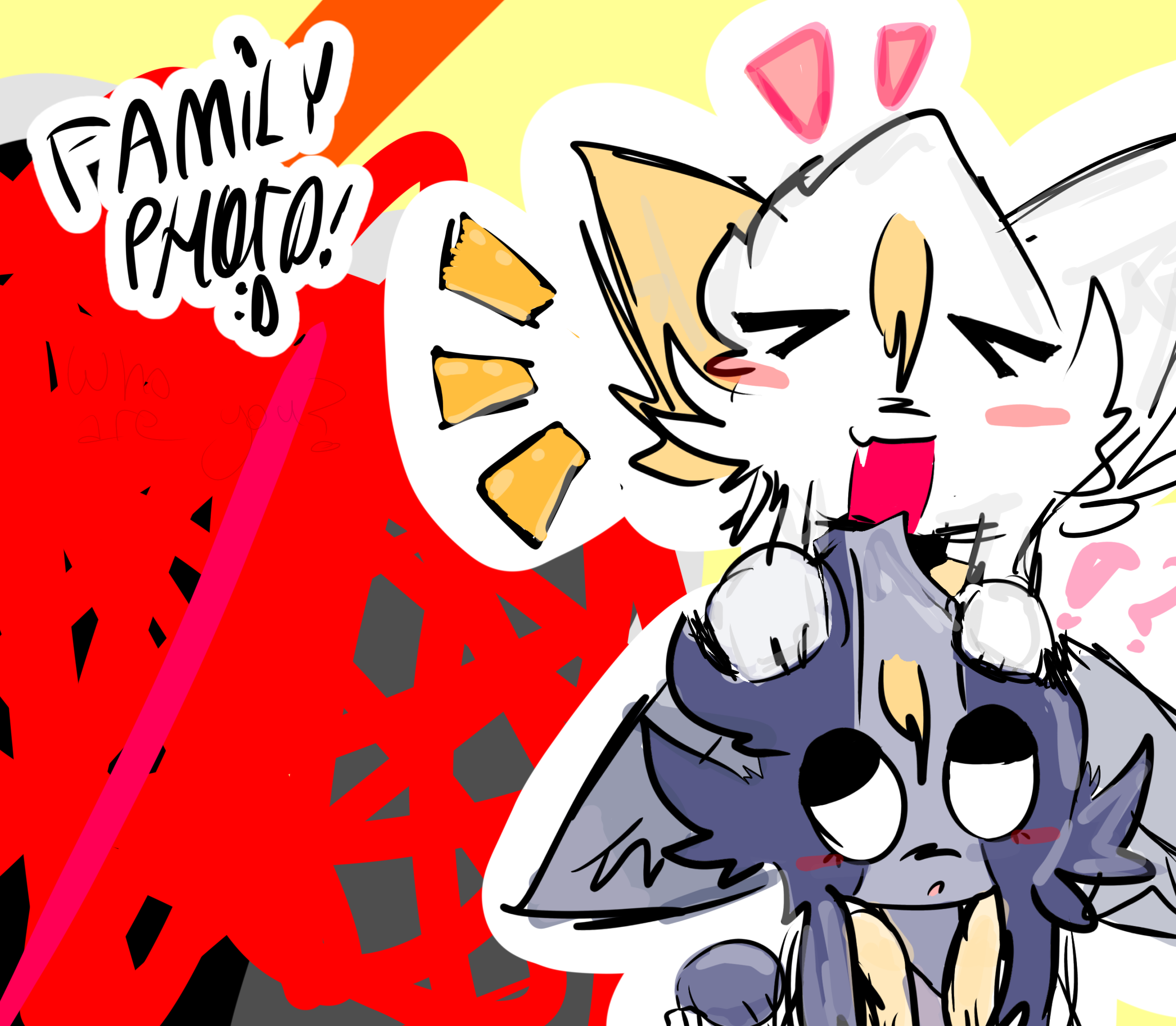 completely a normal family photo,right.. - ibisPaint