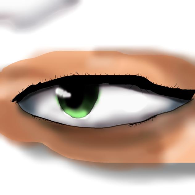my try at a realistic eye - ibisPaint