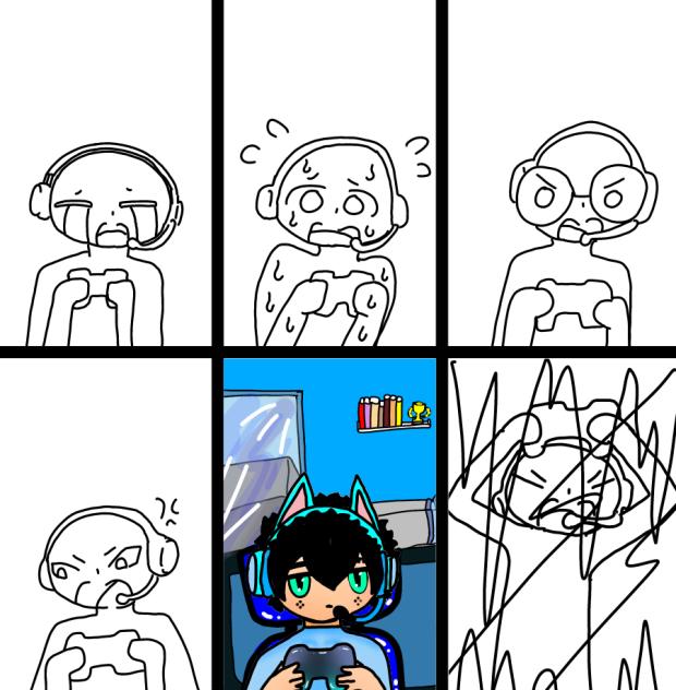 Gaming collab - ibisPaint