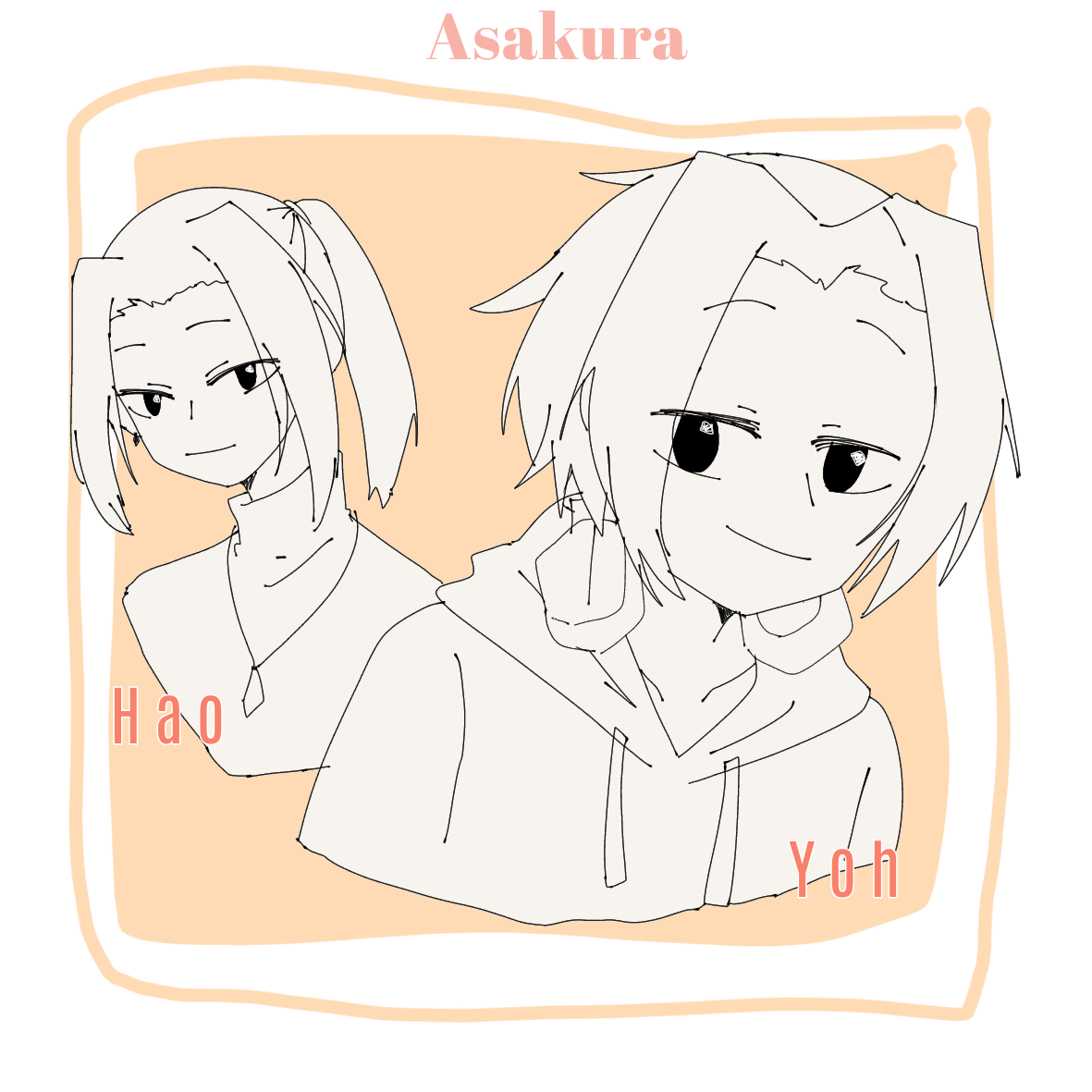 Asakura Hao & Yoh - ibisPaint